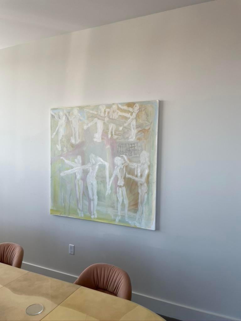 "Adam and Eves" Contemporary Abstract Expressionist Oil Painting For ...
