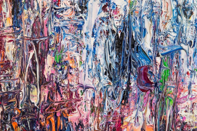 Adam Cohen - Air Prism - colourful, impasto, abstract expressionist ...