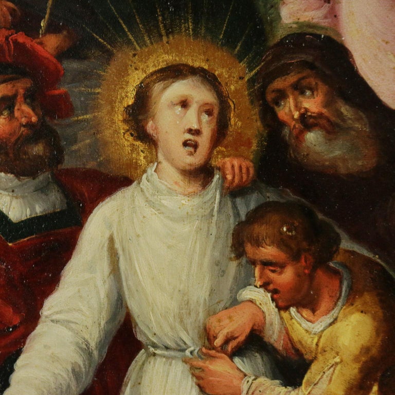 Adam Elsheimer - Adam Elsheimer St. Lawrence Preparing for the ...