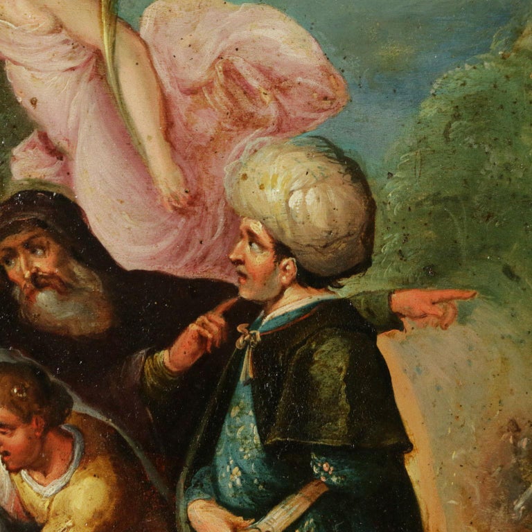 Adam Elsheimer - Adam Elsheimer St. Lawrence Preparing for the ...