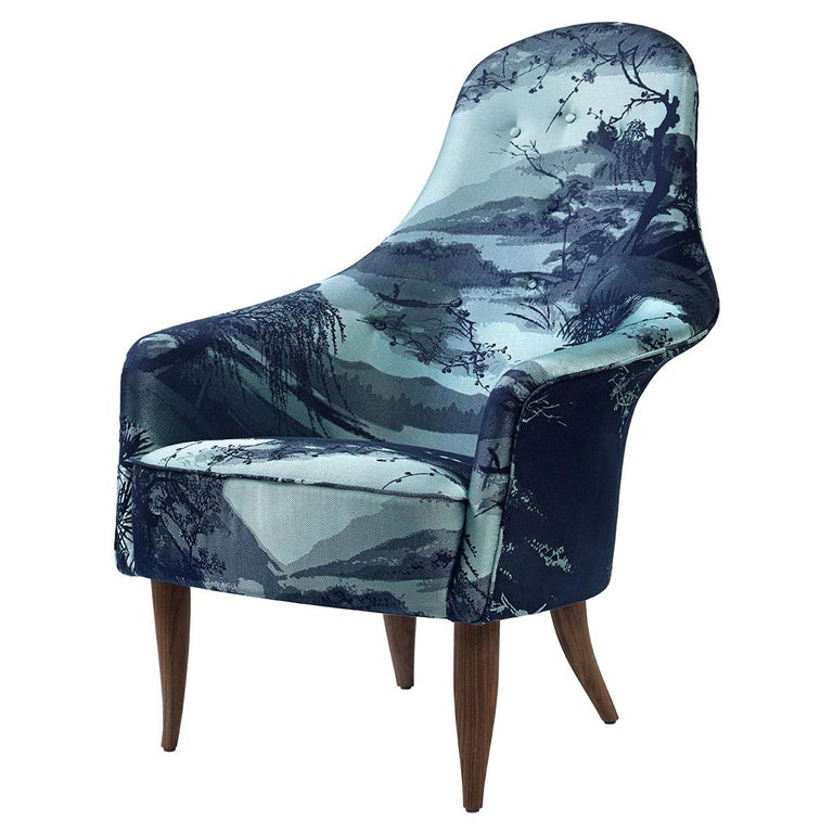 Adam Lounge Chair, American Walnut For Sale at 1stDibs