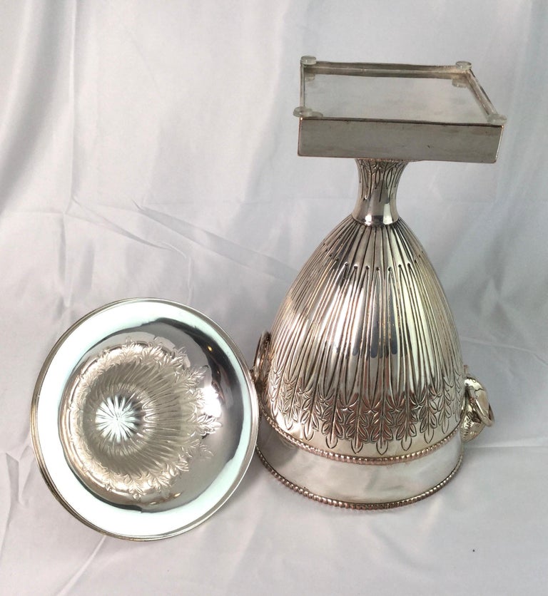 Adam Style Silver on Copper Covered Unn, Ice Bucket For Sale at 1stDibs