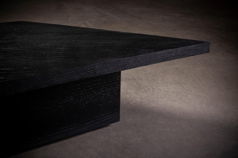 Adamas Black Oak Dining Table For Sale at 1stDibs