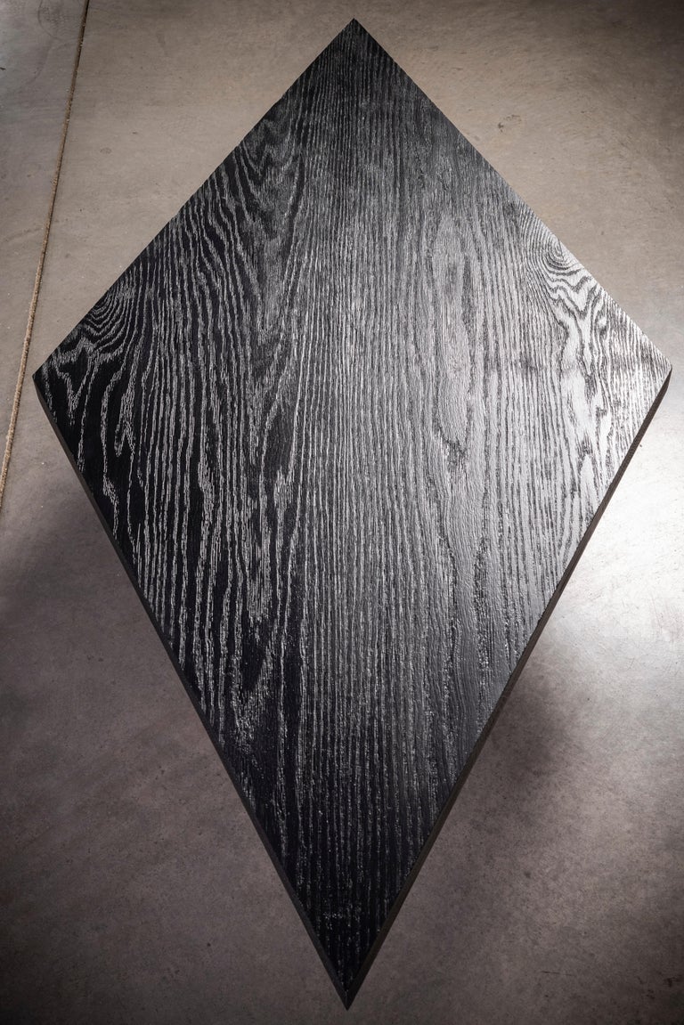 Adamas Black Oak Dining Table For Sale at 1stDibs