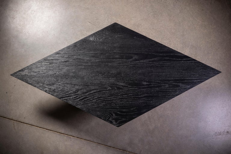 Adamas Black Oak Dining Table For Sale at 1stDibs