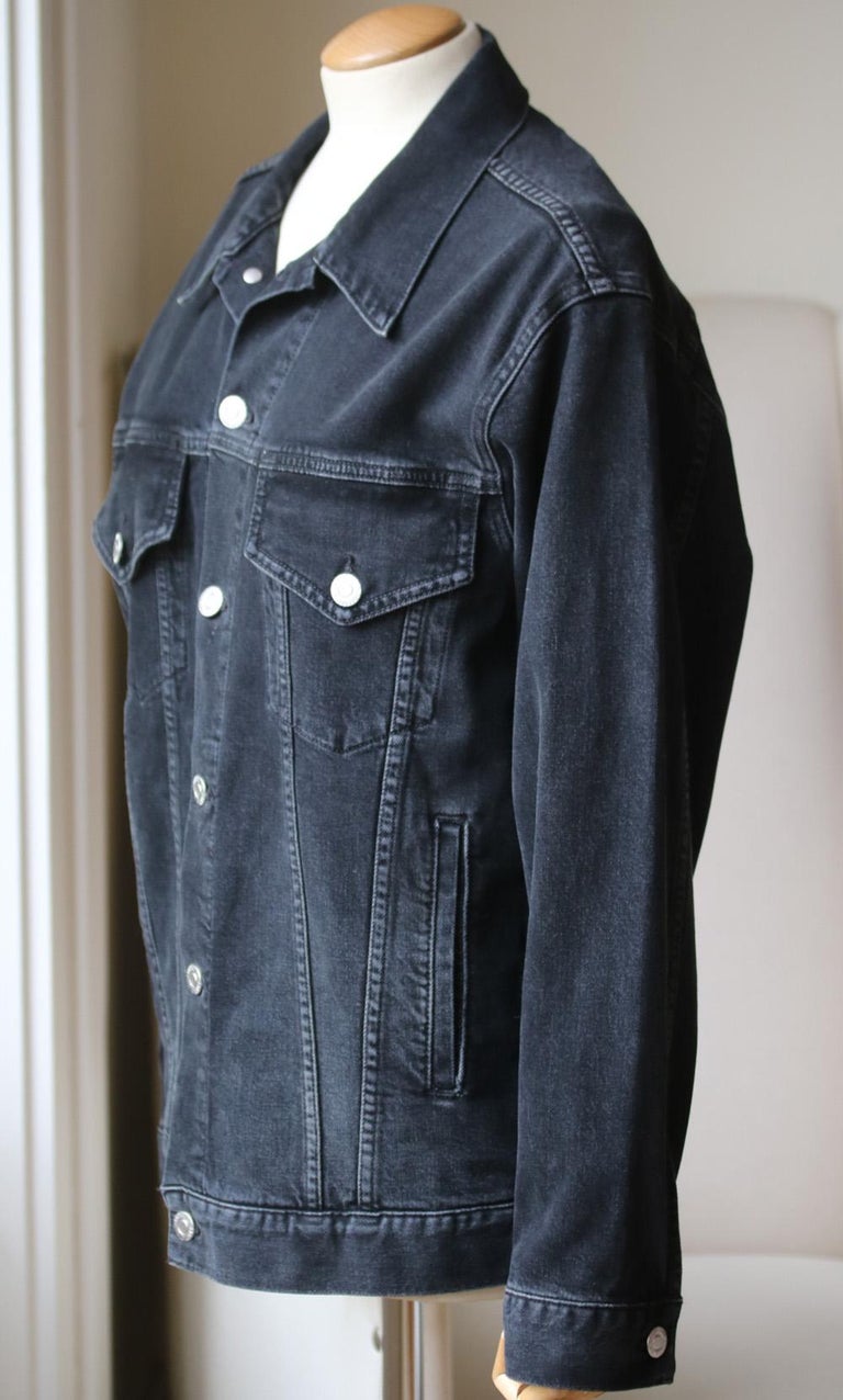 Adaptation + The Chain Gang Embroidered Denim Jacket For Sale at ...