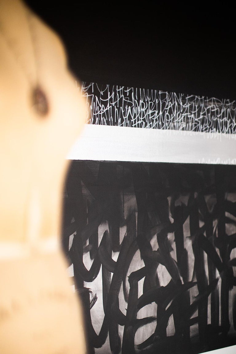 Addison Jones - Addisonjones painting, Working in the Lines abstract ...