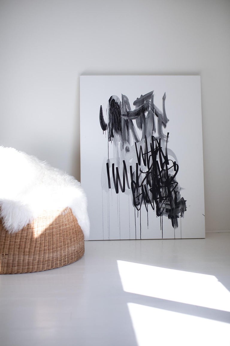 Addison Jones - Black White Contemporary, Black and White Art, Graffiti ...