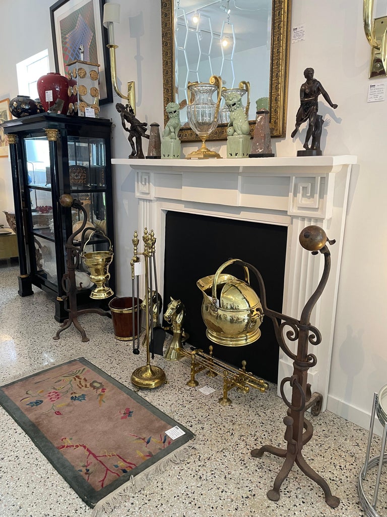 Addison Mizner Spanish Colonial Style Andirons For Sale at 1stDibs