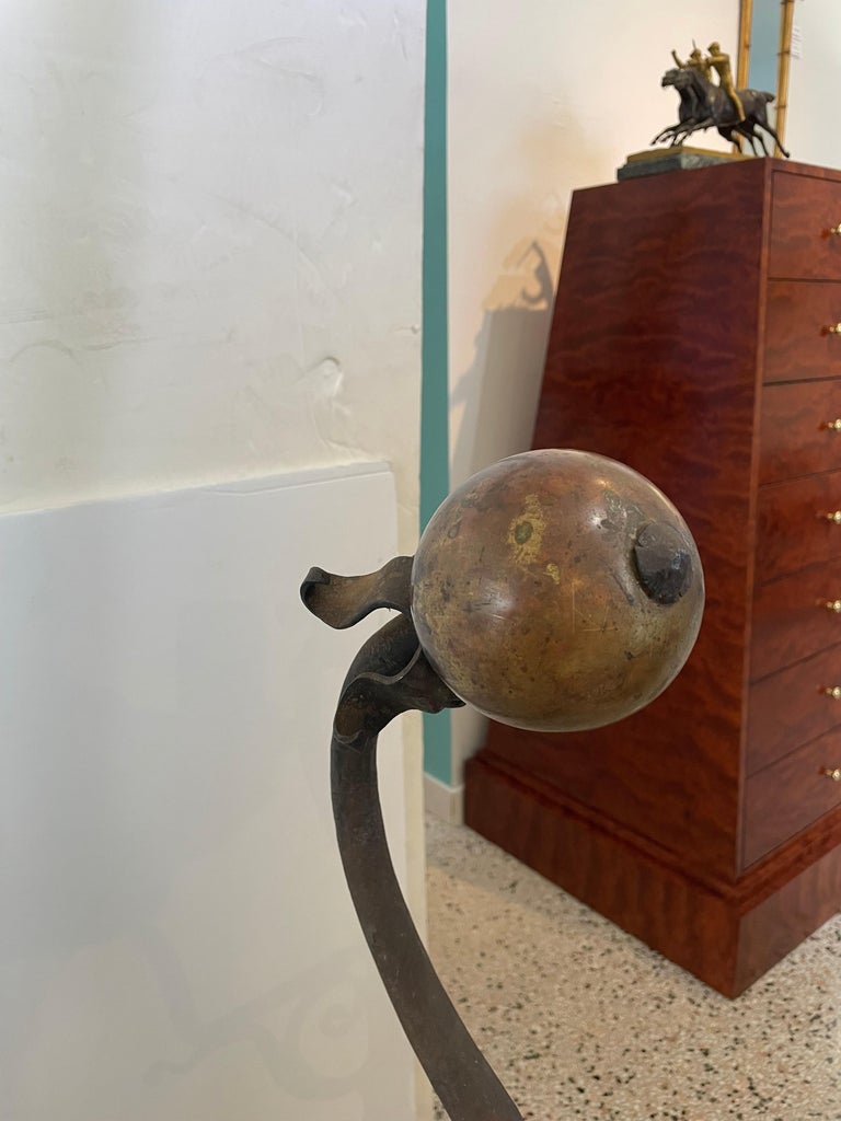 Addison Mizner Spanish Colonial Style Andirons For Sale at 1stDibs