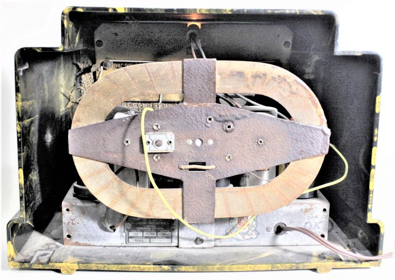 Addison Model 5D Black and Butterscotch Marbled Catalin 'Courthouse ...