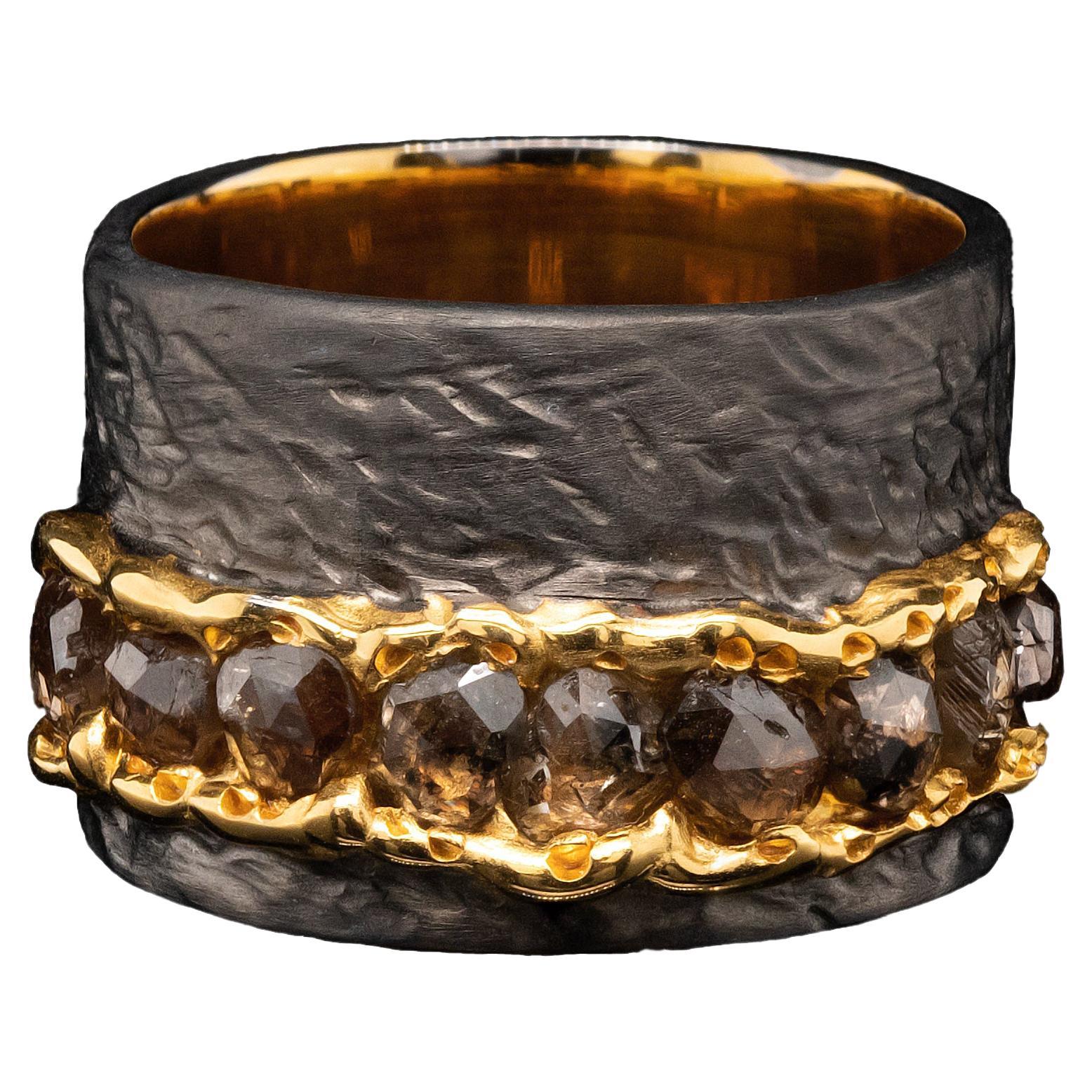 Adeitiy Gracious Divine Cocktail Ring Made with Recycled Silver, Gold ...