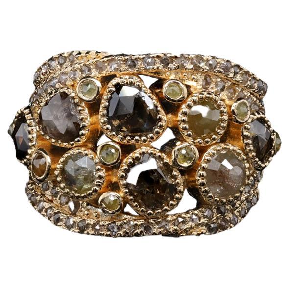 Adeitiy Magical Cosmic Cocktail Ring Made with Recycled Silver and Gold ...