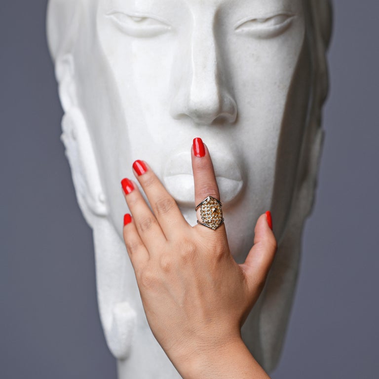 Adeitiy Fortuitous Cosmic Cocktail Ring Made with Recycled Silver, Gold ...
