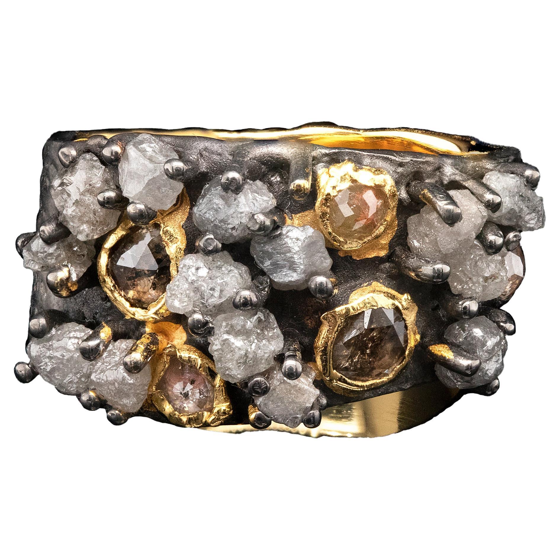 Adeitiy Imperishable Universe Cocktail Ring Made with Recycled Sterling ...