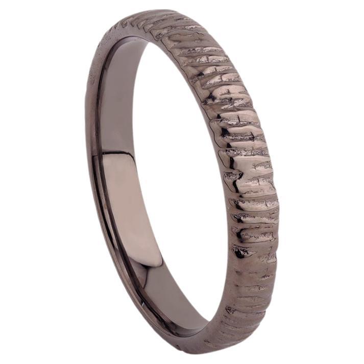 A.deitiy thin band made with recycled silver, and black rhodium plating ...