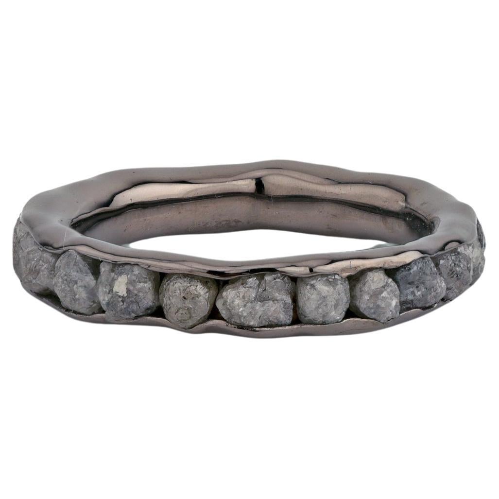 A.deitiy wedding band made with recycled sterling silver and mined ...