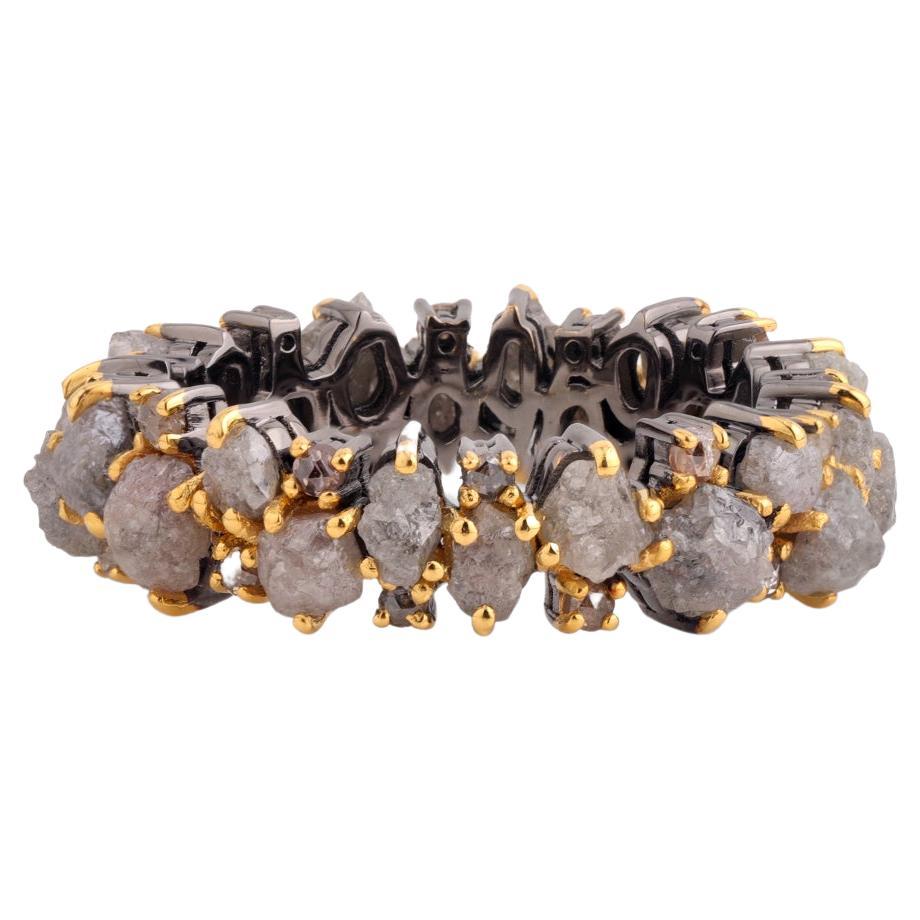 A.deitiy wedding band made with recycled sterling silver and mined ...