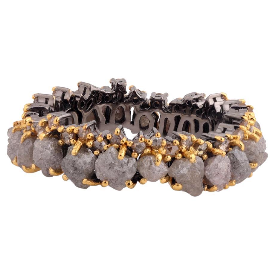 A.deitiy wedding band made with recycled sterling silver and mined ...