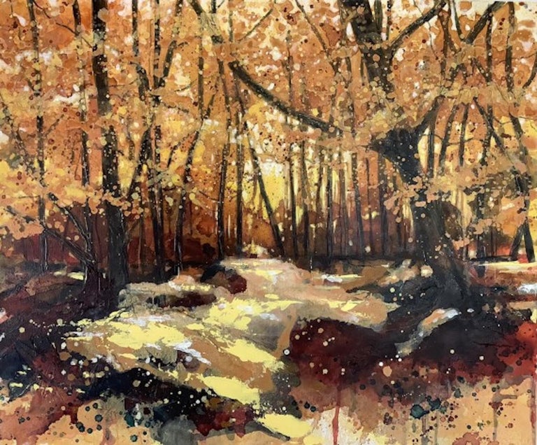 Adele Riley - Adele Riley, Autumns Colours, Contemporary Landscape Art ...