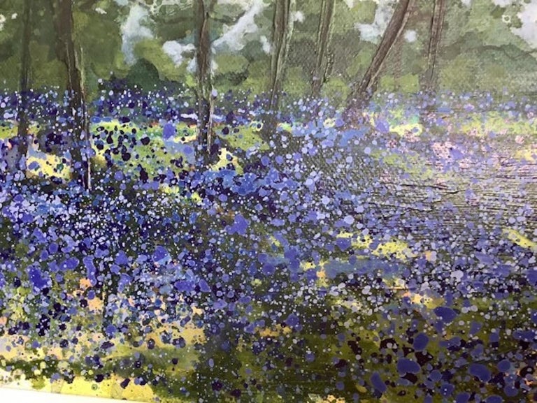 Adele Riley - Adele Riley, Dusk in Bluebell Woods, Contemporary ...
