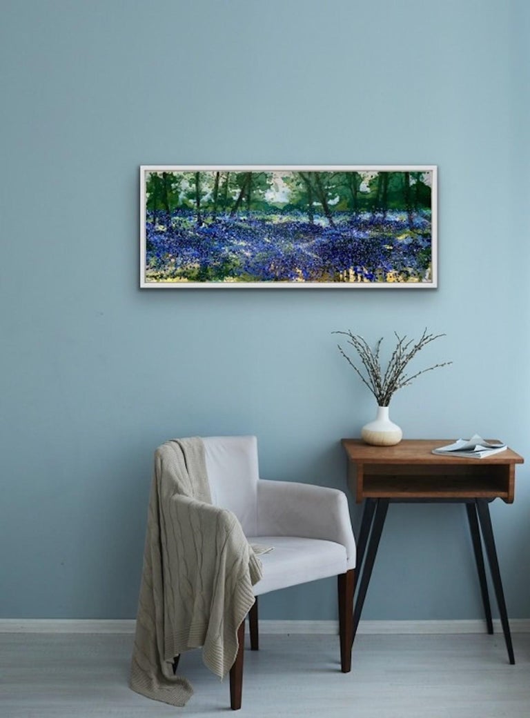 Adele Riley - Adele Riley, Dusk in Bluebell Woods, Contemporary ...