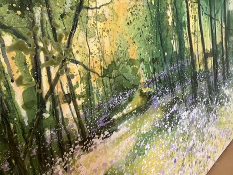 Adele Riley - Adele Riley, Endless Light, Affordable Art, Woodland ...