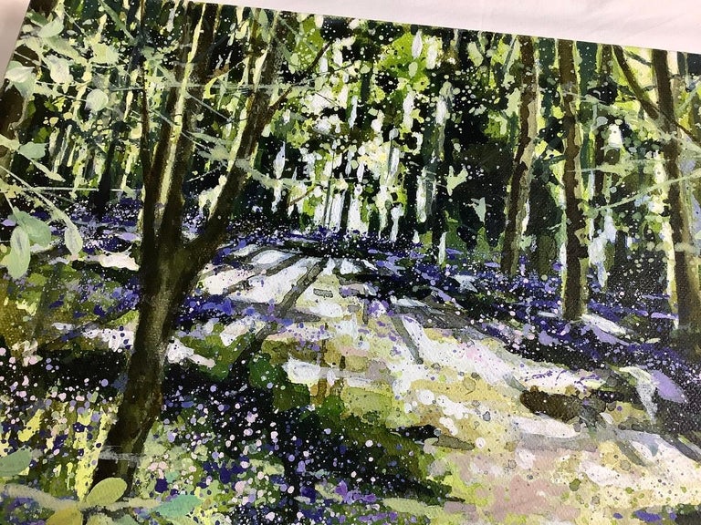 Adele Riley - The Shadows Draw Longer, Expressionist Style Landscape ...