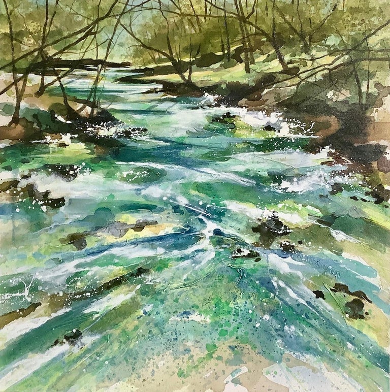 Adele Riley - This Is Why We Came, Adel Riley, Original art, Landscape ...