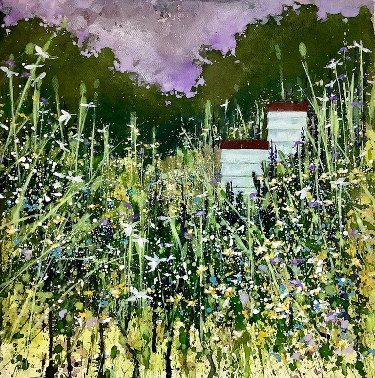 Adele Riley - Was that Thunder I Heard?, Original Impressionist Style ...