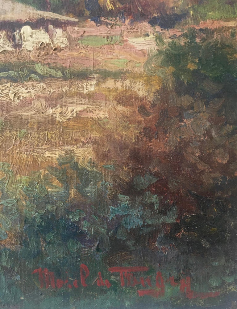 Adelin Charles Morel De Tanguy - Provencal Landscape For Sale at 1stDibs