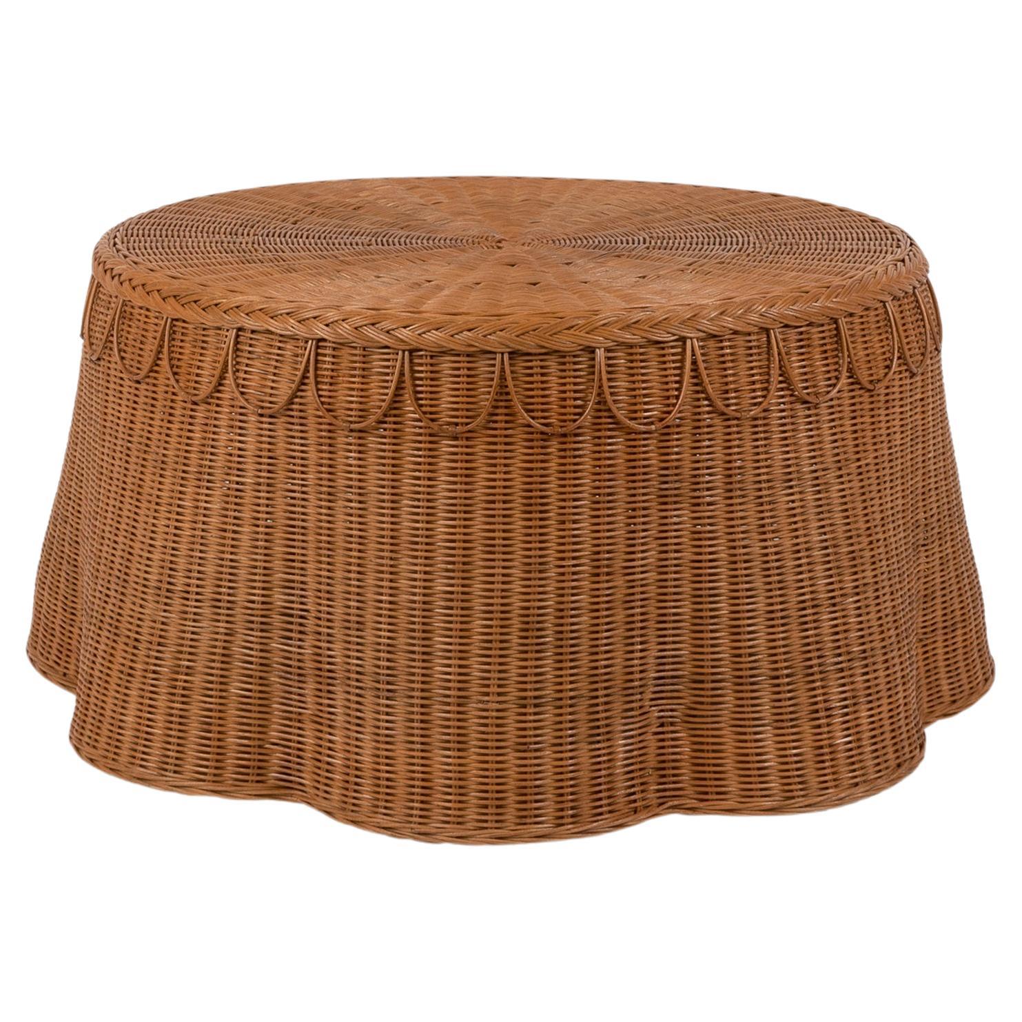 Pimlico Side Table in Natural Honey Rattan, Modern furniture by Louise ...