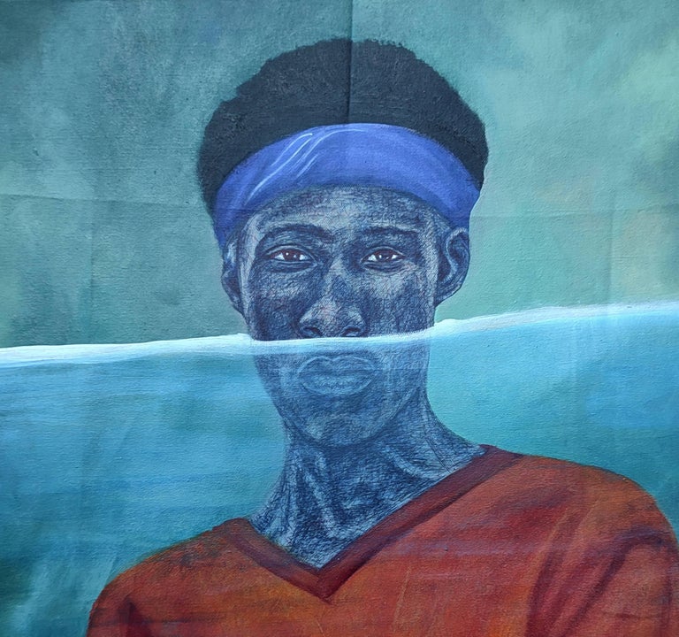 Adeniyi Joshua Adetayo - It Comes and Goes in Waves For Sale at 1stDibs