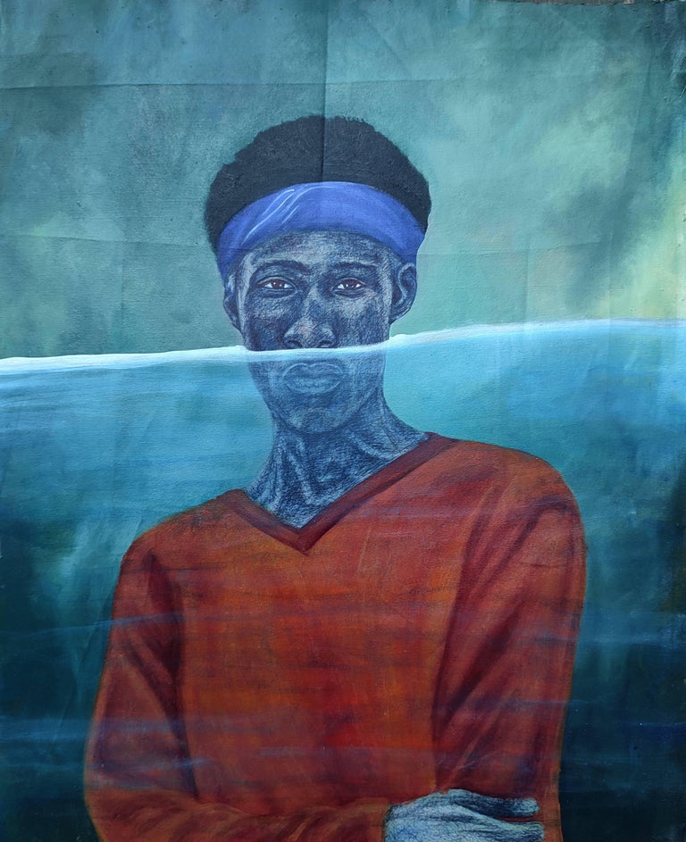 Adeniyi Joshua Adetayo - It Comes and Goes in Waves For Sale at 1stDibs
