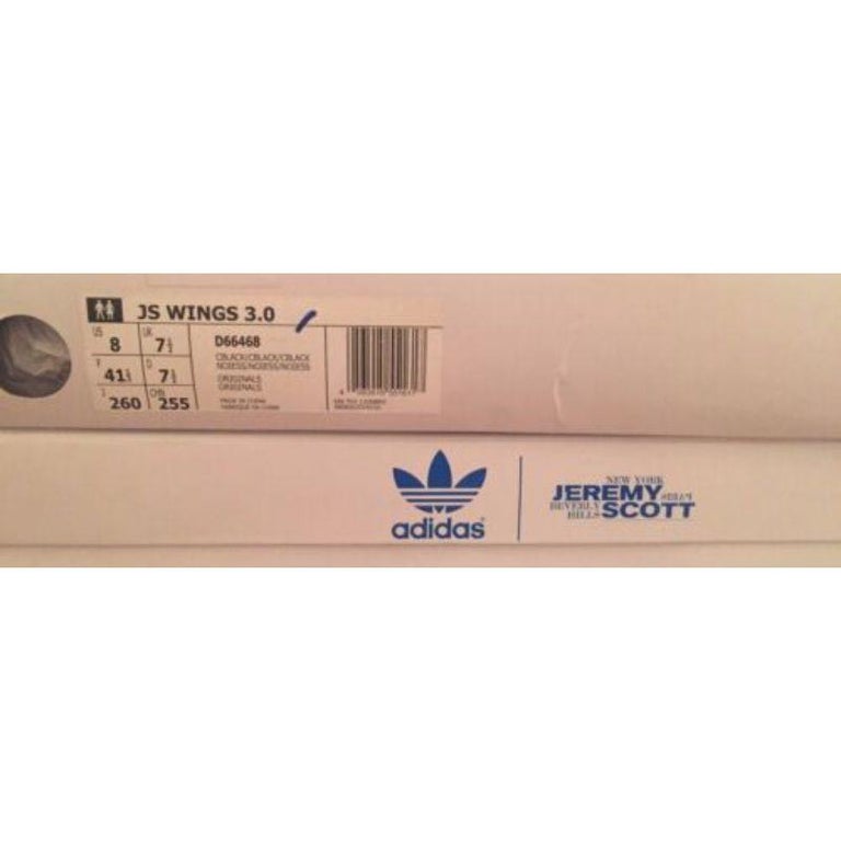 Adidas Jeremy Scott Wings 3.0 Black Dark Knight Batman Shoes Womens SZ ...