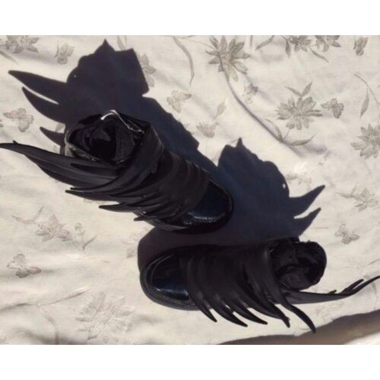 Adidas Jeremy Scott Wings 3.0 Black Dark Knight Batman Shoes Womens SZ ...