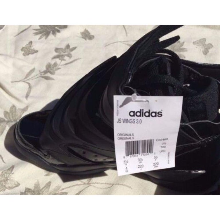 Adidas Jeremy Scott Wings 3.0 Black Dark Knight Batman Shoes Womens SZ ...