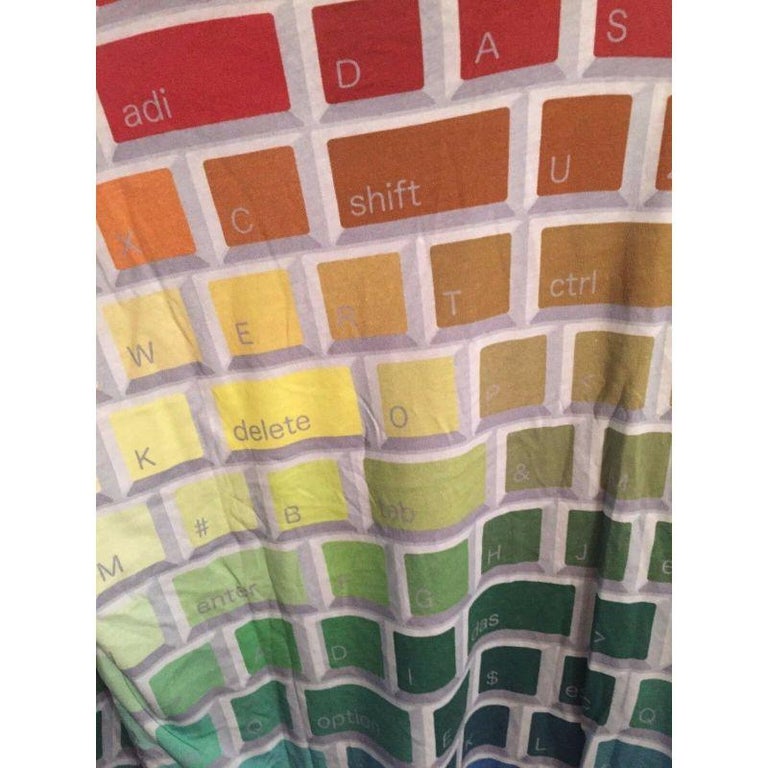 Adidas Originals Jeremy Scott Rainbow Keyboard T-shirt Long Sleeves ...