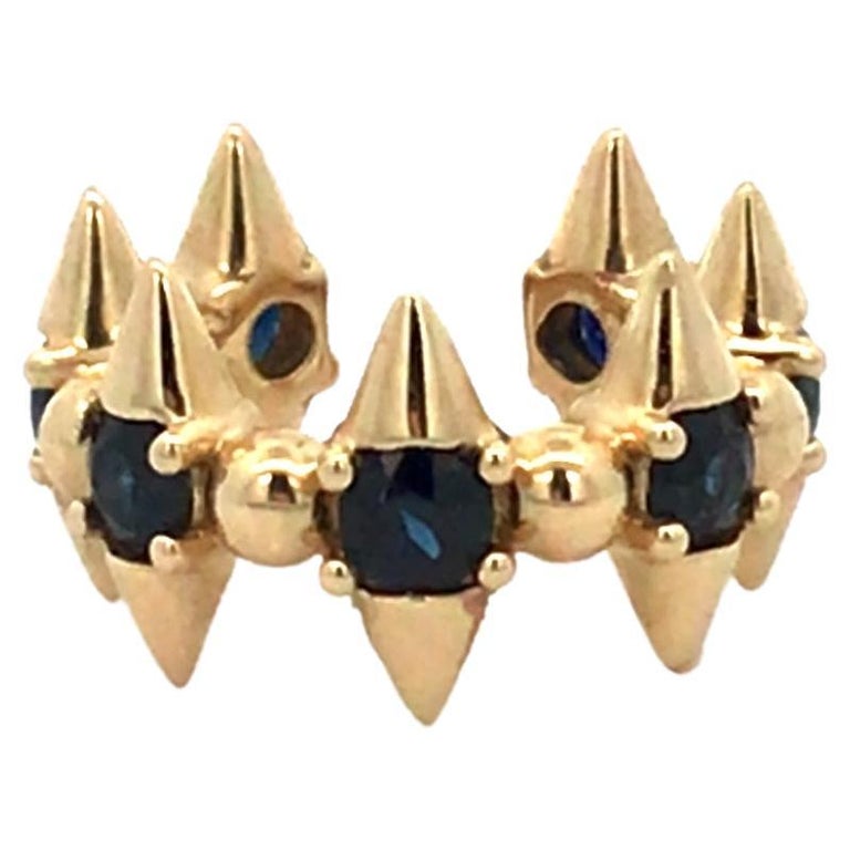 Adina Reyter One of a Kind Thick London Sapphire Spike Ear Cuff For ...