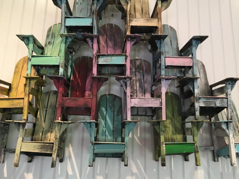 Adirondack Chair Wall Sculpture by Paul Jacobsen at 1stDibs