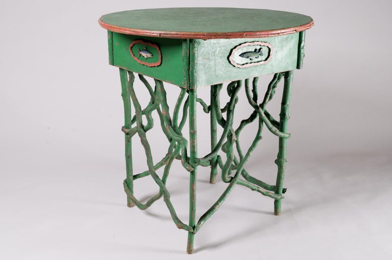 Adirondack Style Table For Sale at 1stDibs