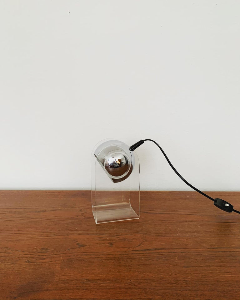 Adjustable Acrylic Space Age Table Lamp For Sale at 1stDibs