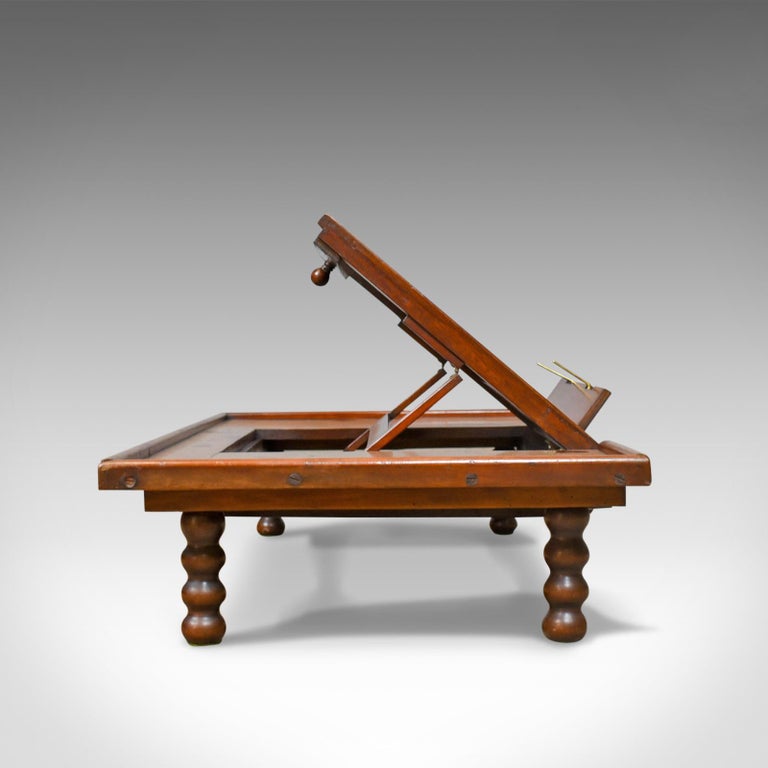 Adjustable Antique Reading Table, John Carter, Victorian, Mahogany ...