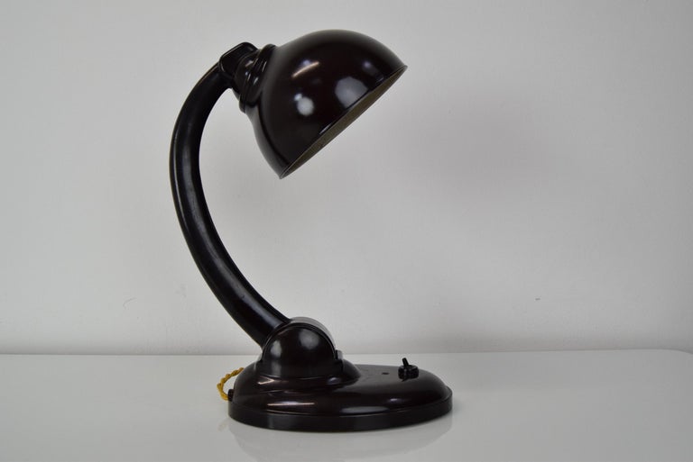 Adjustable Bakelite Table Lamp, by Eric Kirkman Cole, 1940's For Sale ...