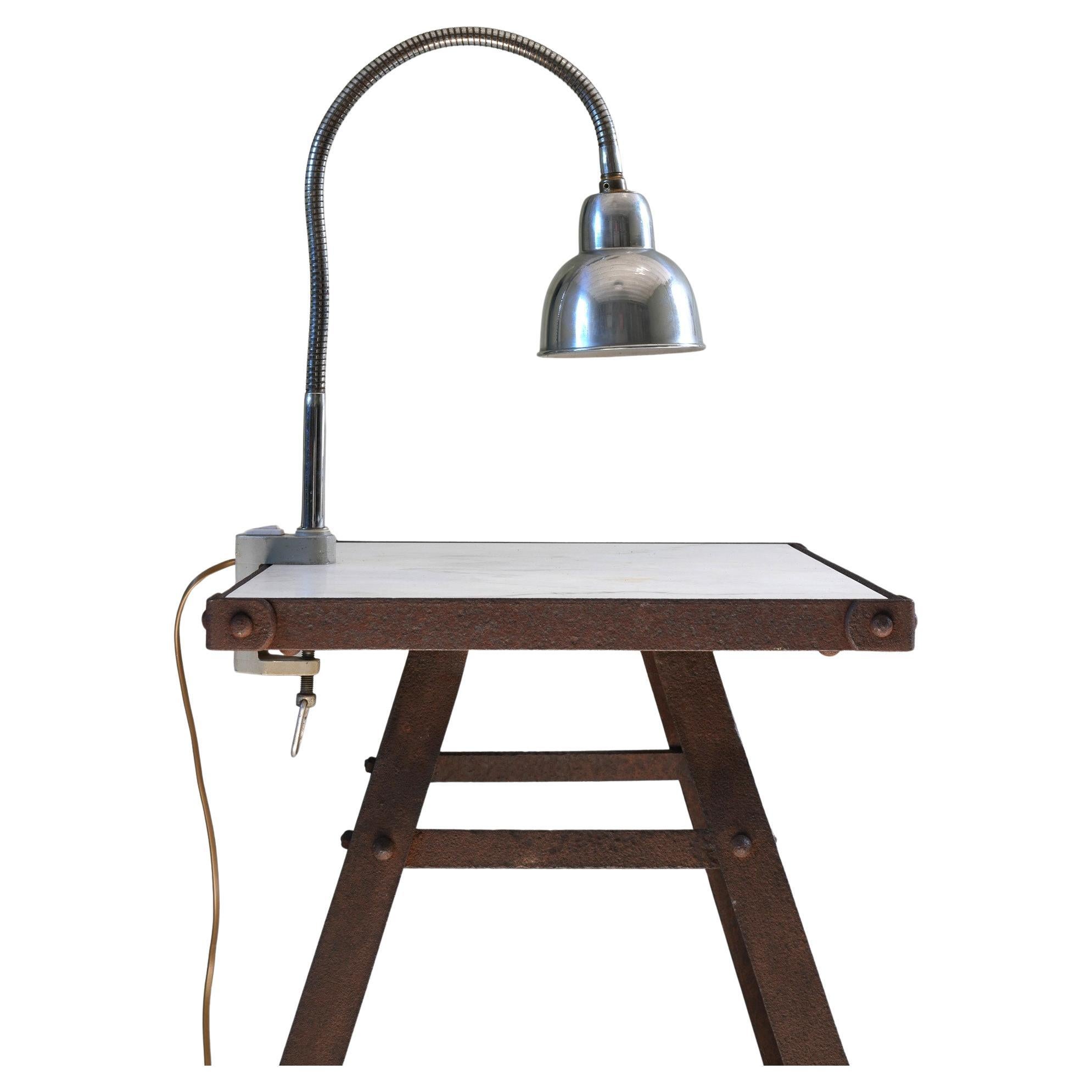 Adjustable Clamping Task Light For Sale at 1stDibs