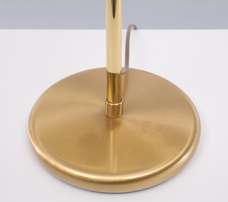Adjustable Holtkotter Brass Table Lamp Germany 1980s For Sale at 1stDibs