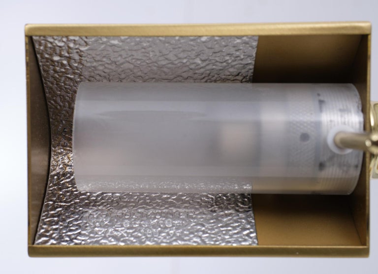 Adjustable Holtkotter Brass Table Lamp Germany 1980s For Sale at 1stDibs