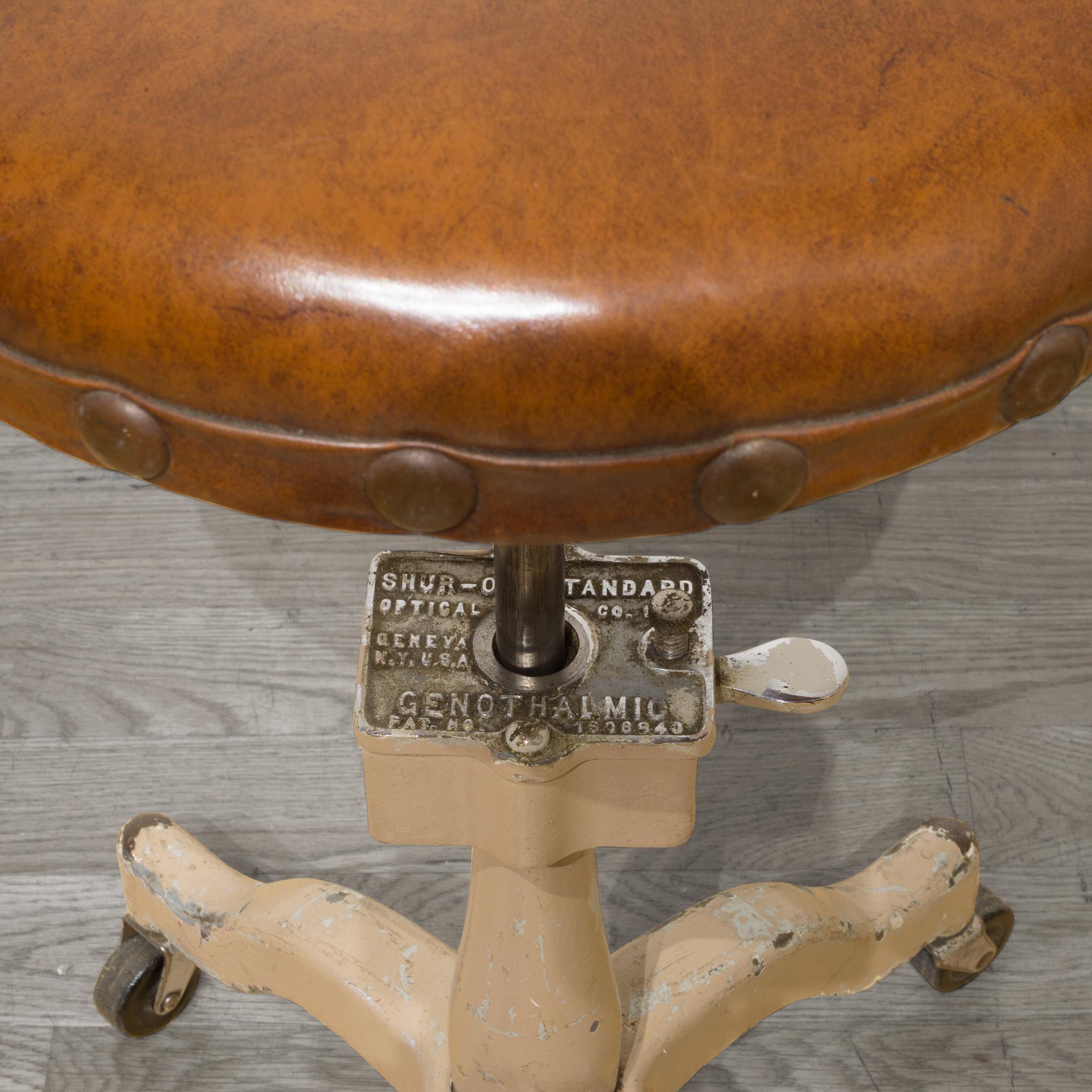 Adjustable Hydraulic Optometrist Stool, circa 1930-1950 For Sale at ...