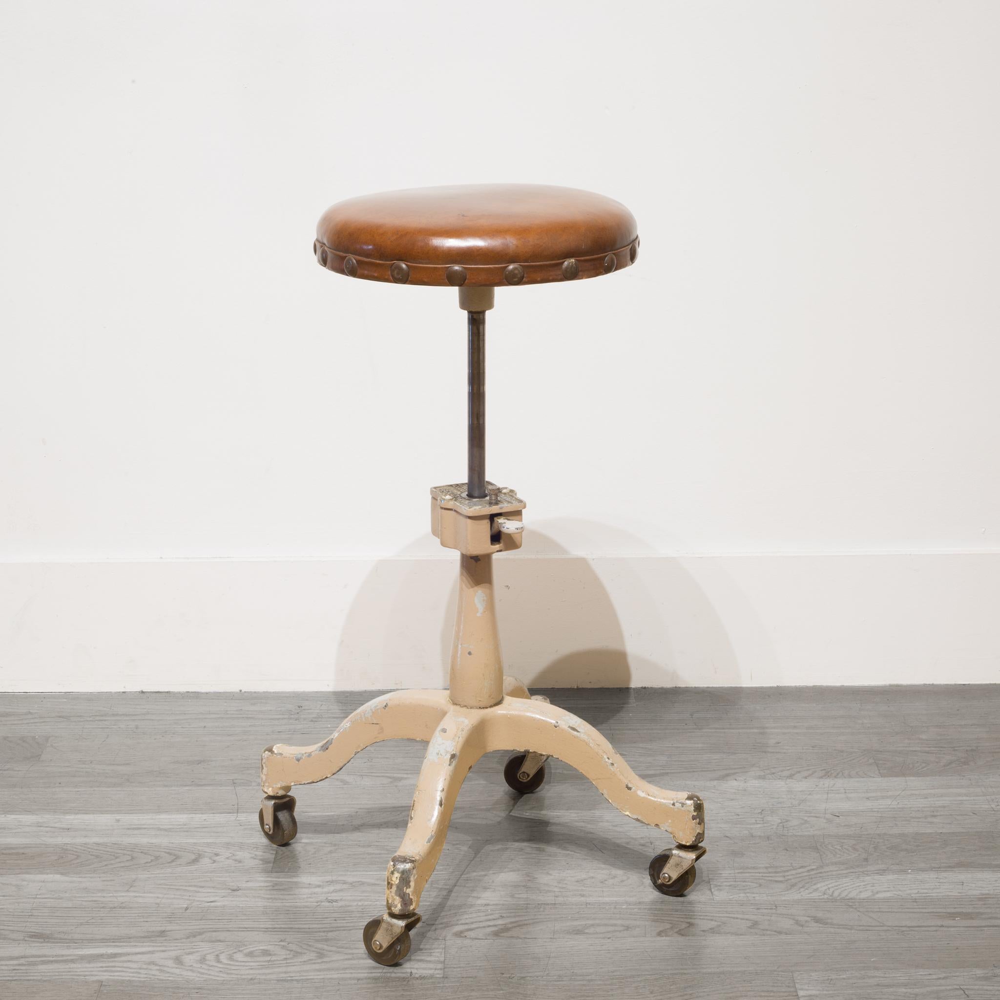 Adjustable Hydraulic Optometrist Stool, circa 1930-1950 For Sale at ...