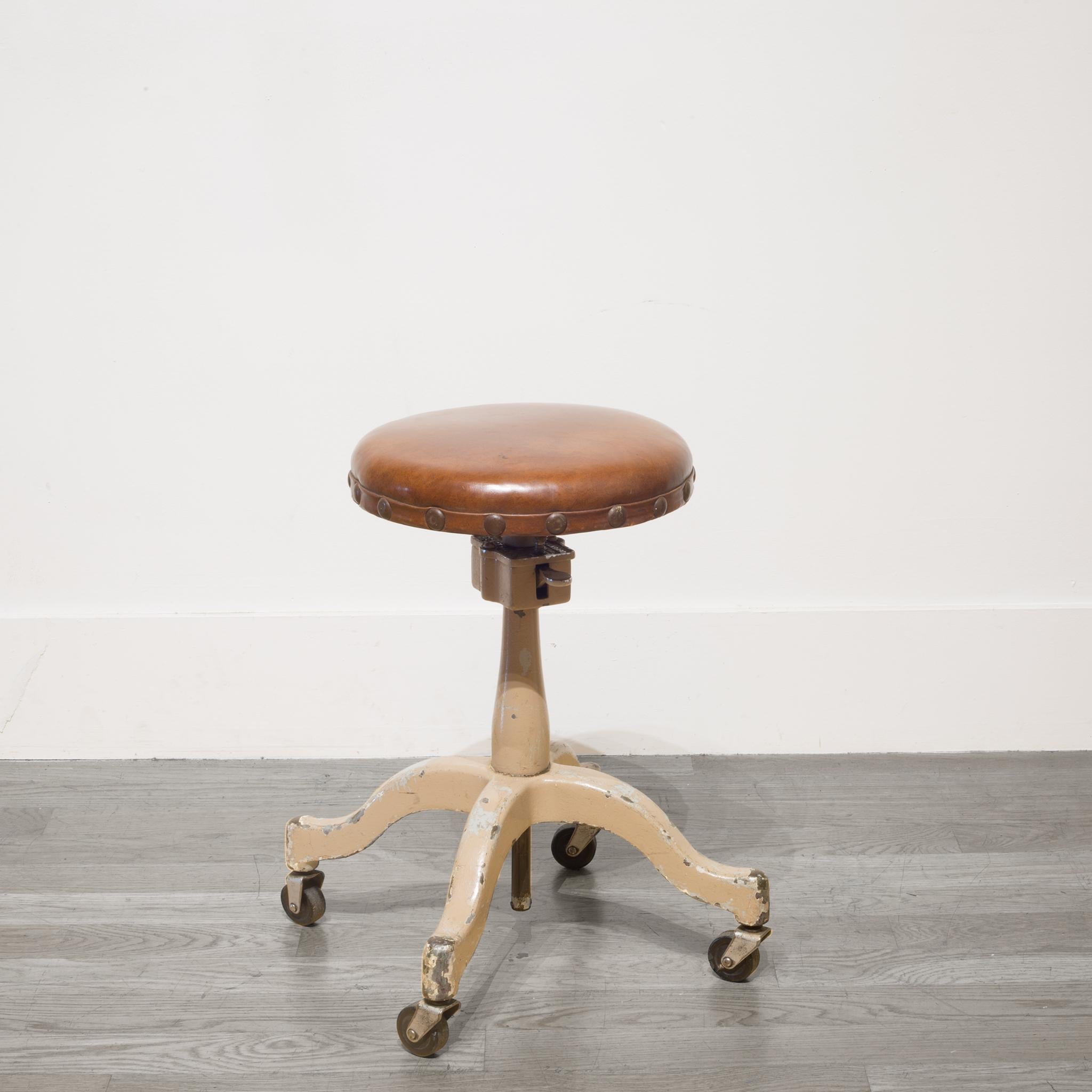Adjustable Hydraulic Optometrist Stool, circa 1930-1950 For Sale at ...